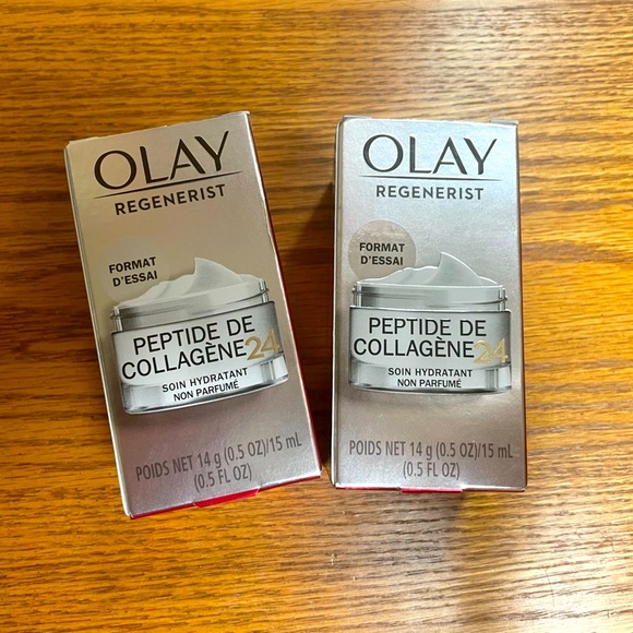 OLAY | Skincare | 2 Boxes Of Collagen Peptide 24 Face Moisturizer Trial ...